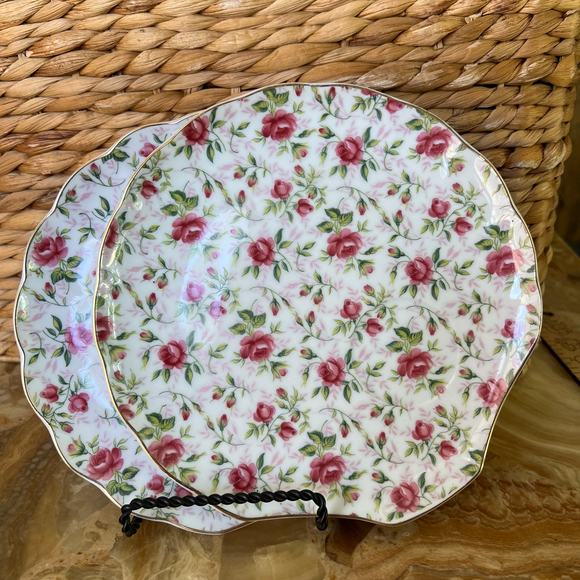 Lefton | Accents | Rose Lefton Set Of Plates | Poshmark